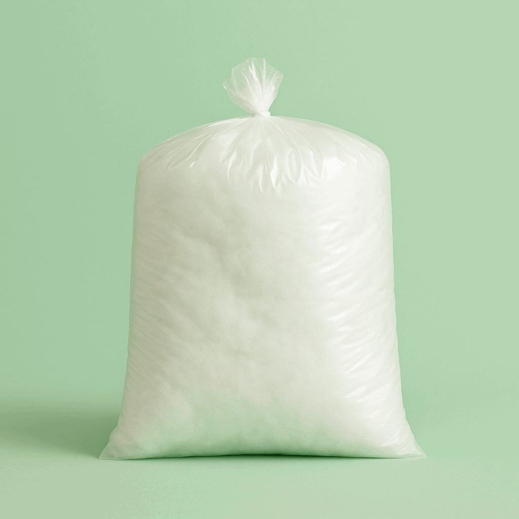 Algodón Sintético siliconado MAYOR (30 kilos) a granel – Telas Pacífico Sur